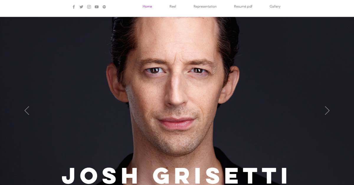 Best Actor Websites of | 36 Inspiring Examples