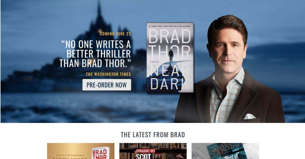 Best Author Websites of 2021 | 23 Inspiring Examples