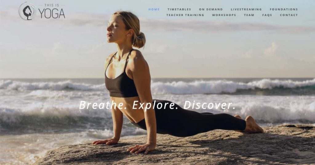 Best Yoga Websites of 2024 | 35 Examples + Templates