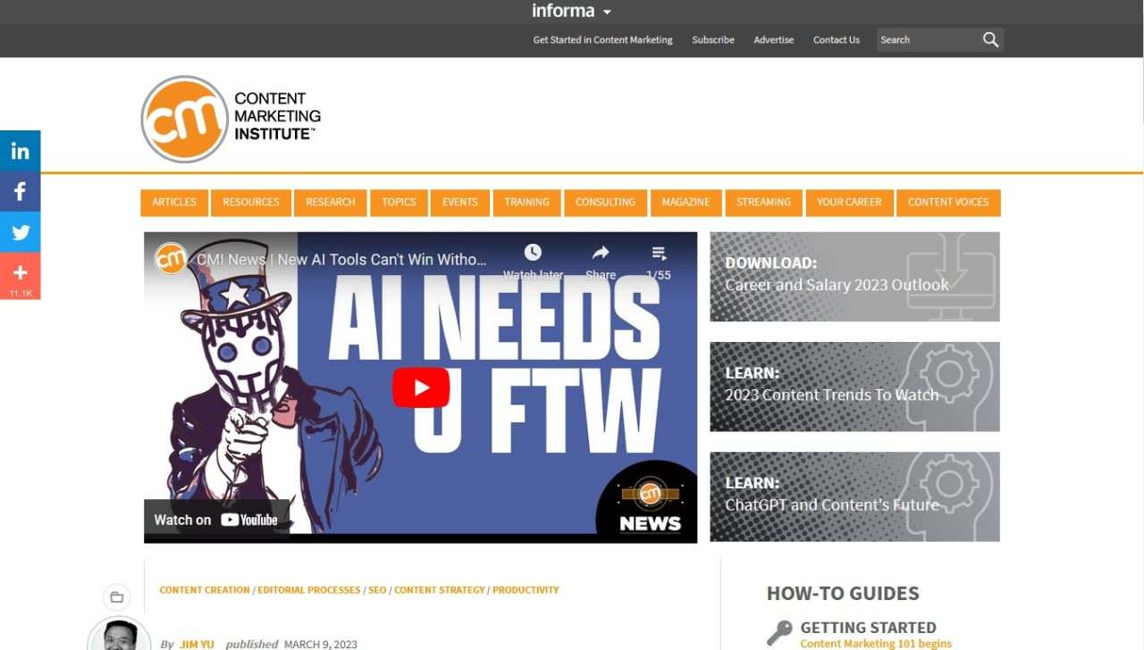 Best Blog Websites of 2024 | 90 Examples + Templates