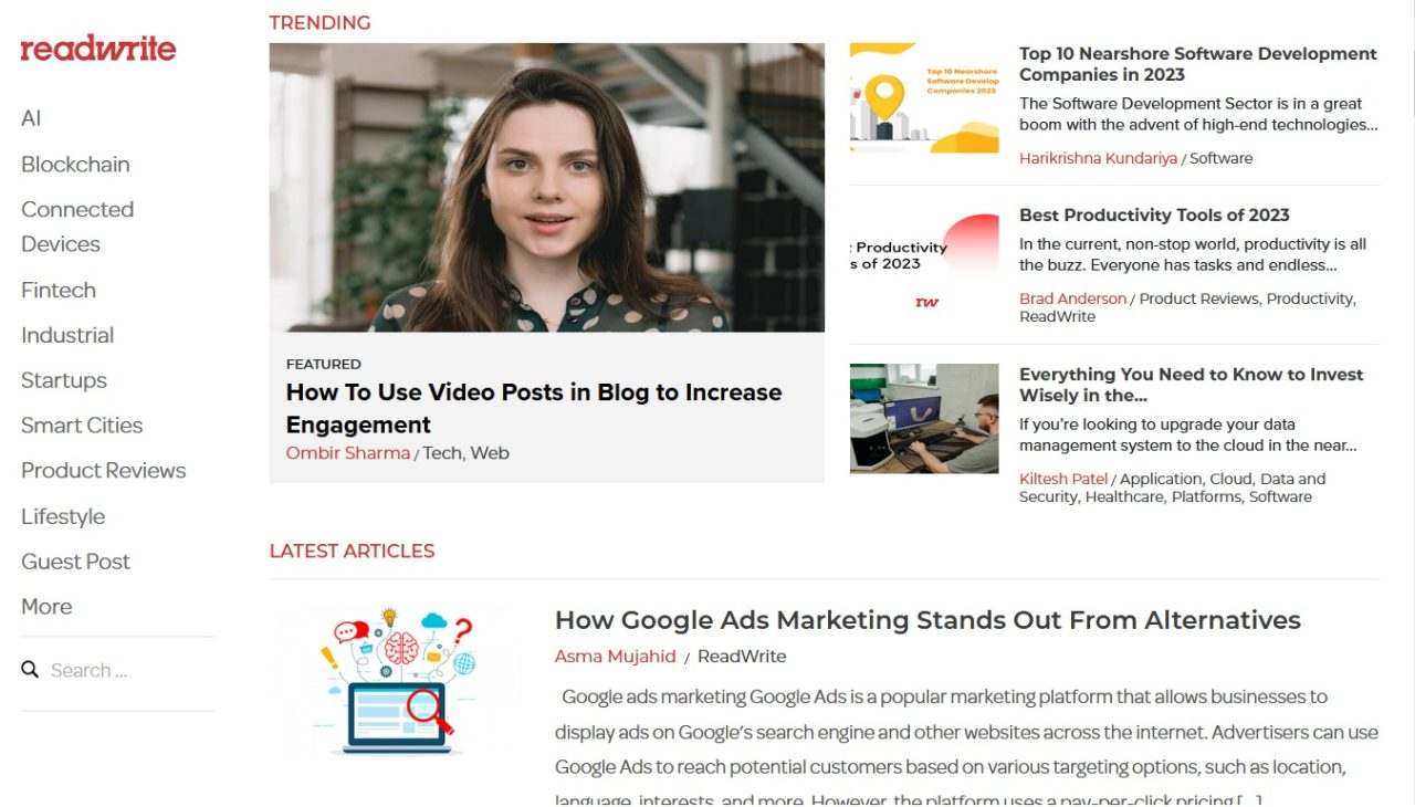 Best Blog Websites of 2024 | 90 Examples + Templates