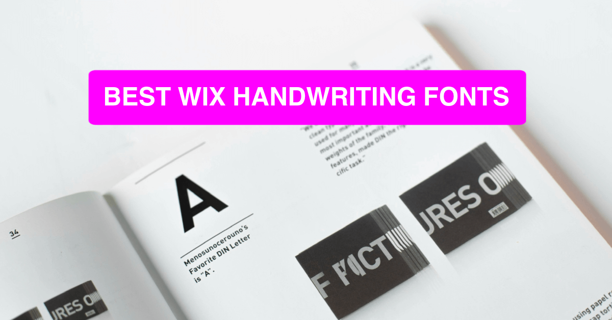 Best Handwriting Fonts in Wix: Stylish Options Revealed!