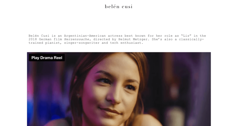 Best Actor Websites of 2024 | 45 Examples + Templates