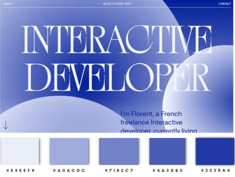 Blue Color Palette - 10 Inspiring Website Examples 2025