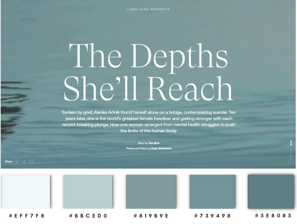 Blue Color Palette - 10 Inspiring Website Examples 2025