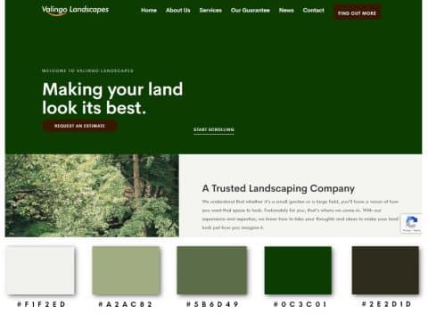 Green Color Palette - 10 Energizing Website Examples 2025