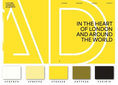 Yellow Color Palette - 10 Ideal Website Examples 2025