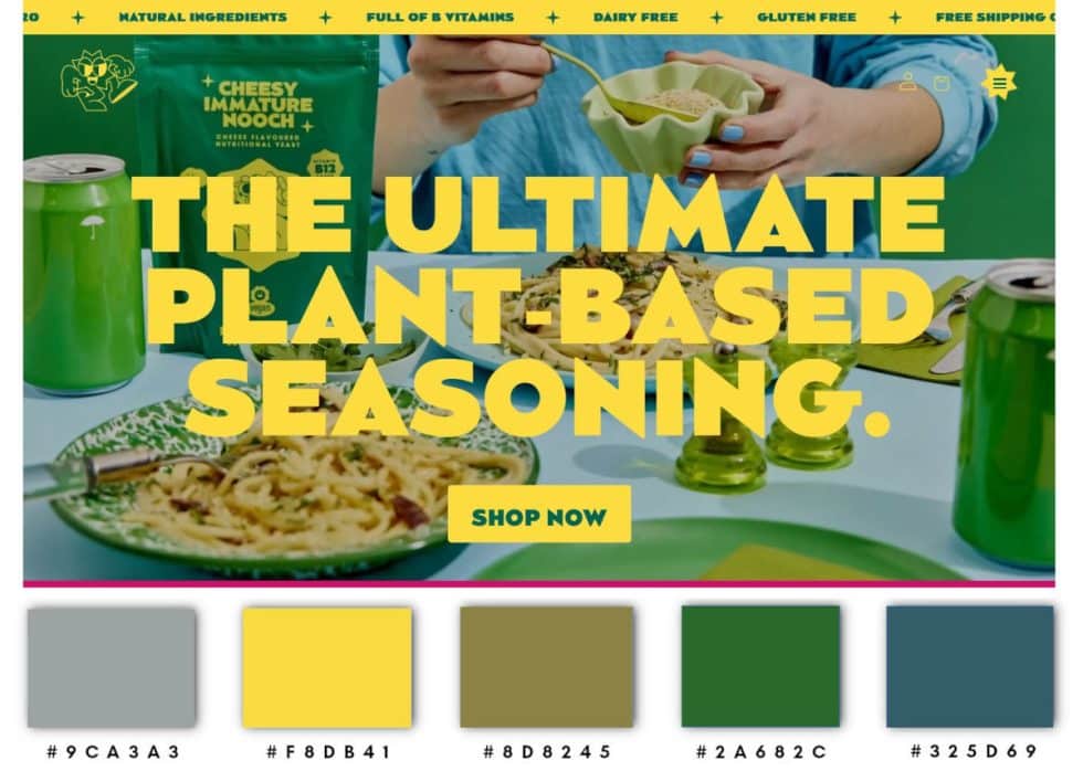 Yellow Color Palette - 10 Ideal Website Examples 2025