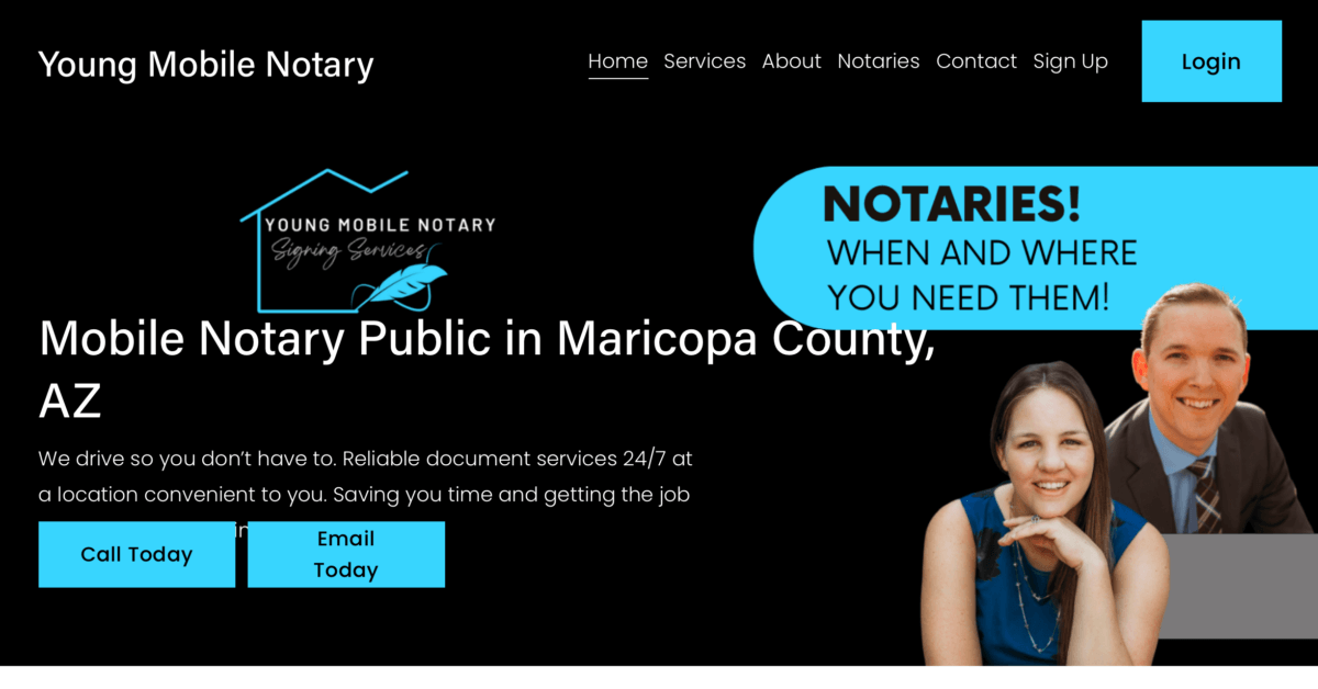 Best Notary Websites of 2024 | 24 Examples + Templates