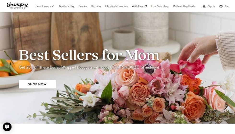 Best Flower Shop Websites of 2025 | 41 Examples