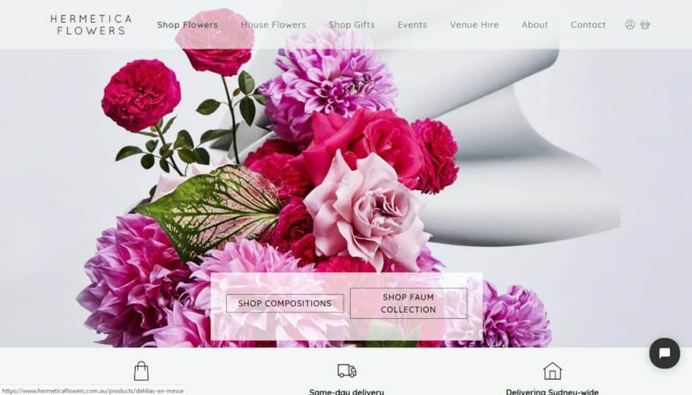 Best Flower Shop Websites of 2025 | 41 Examples