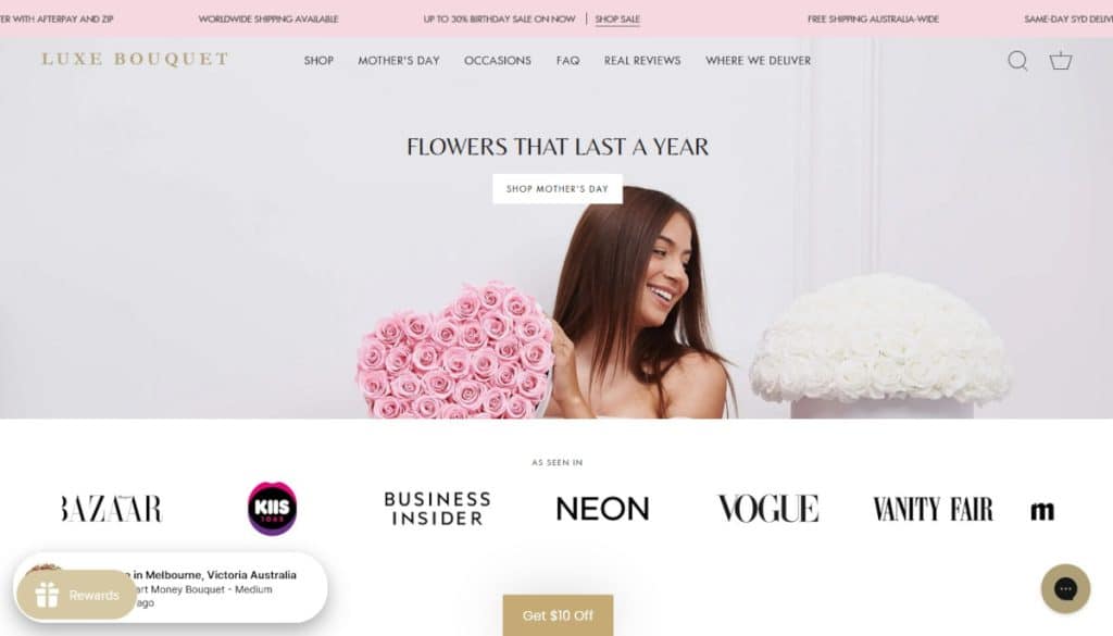 Best Flower Shop Websites of 2024 | 41 Examples + Templates