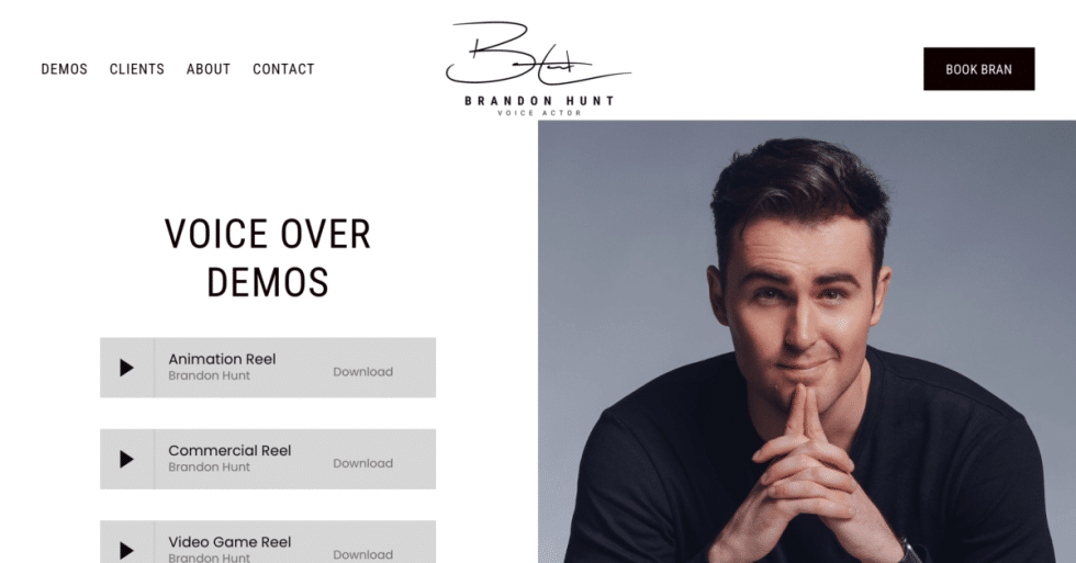 Best Actor Websites of 2024 | 45 Examples + Templates