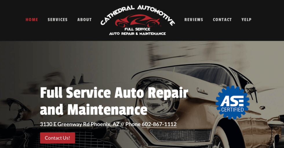 Best Auto Repair Websites of 2026 | 59 Examples