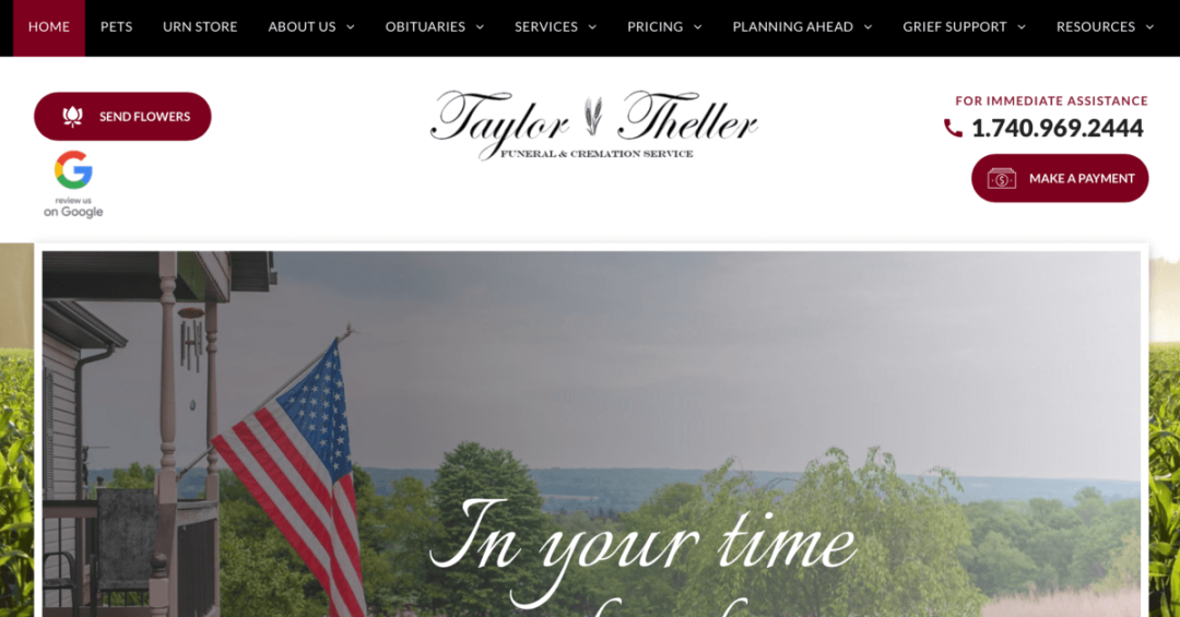Best Funeral Websites of 2024 | 40 Examples + Templates