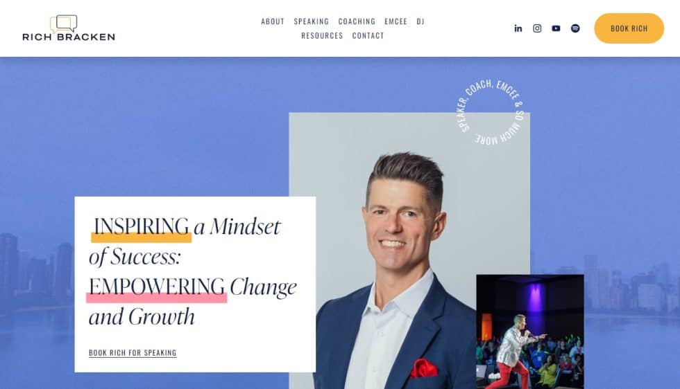 Best Public Speaker Websites of 2025 | 46 Examples