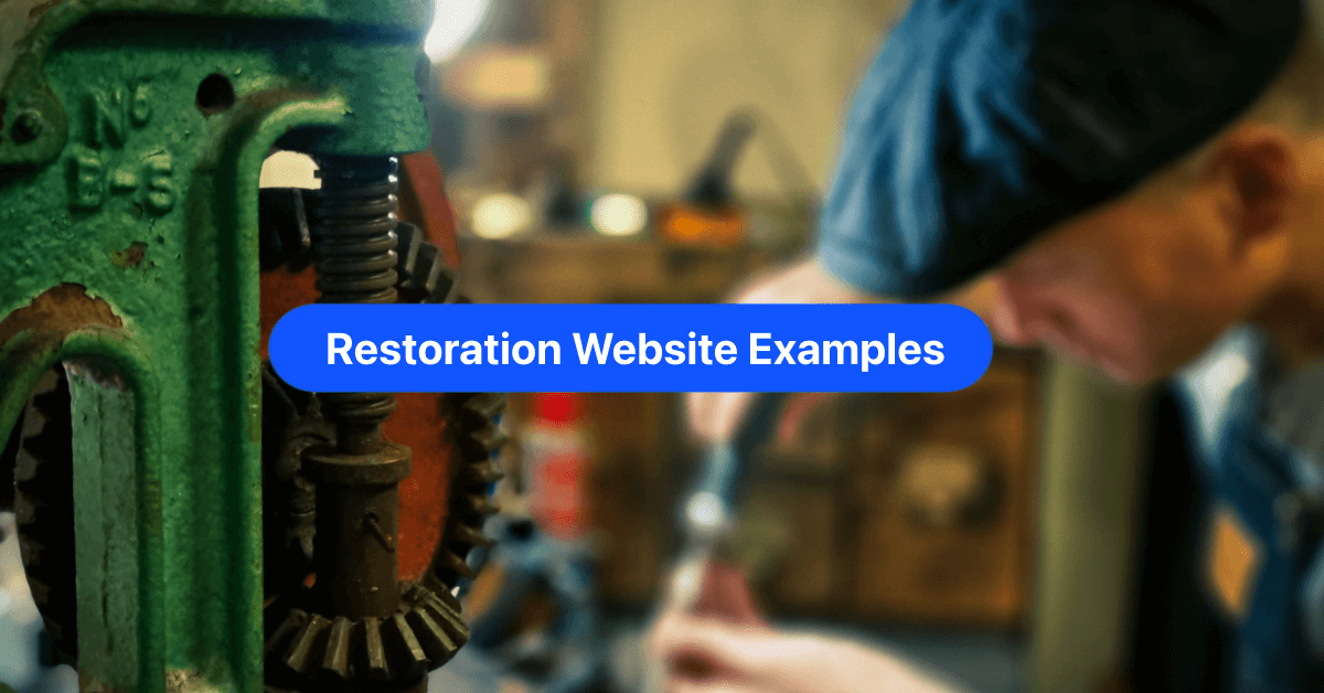 Best Restoration Websites of 2025 | 11 Examples