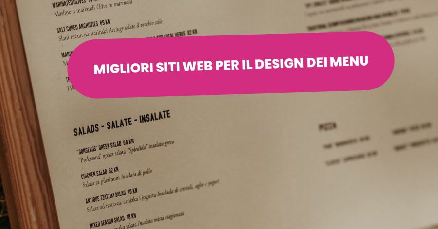 Miglior Design Di Menu Del 2025 | 26 Esempi Ispiratori