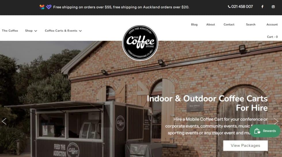 Best Coffee Shop Websites of 2025 | 47 Examples
