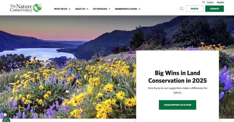Best Nature Conservation Websites of 2026 | 13 Examples