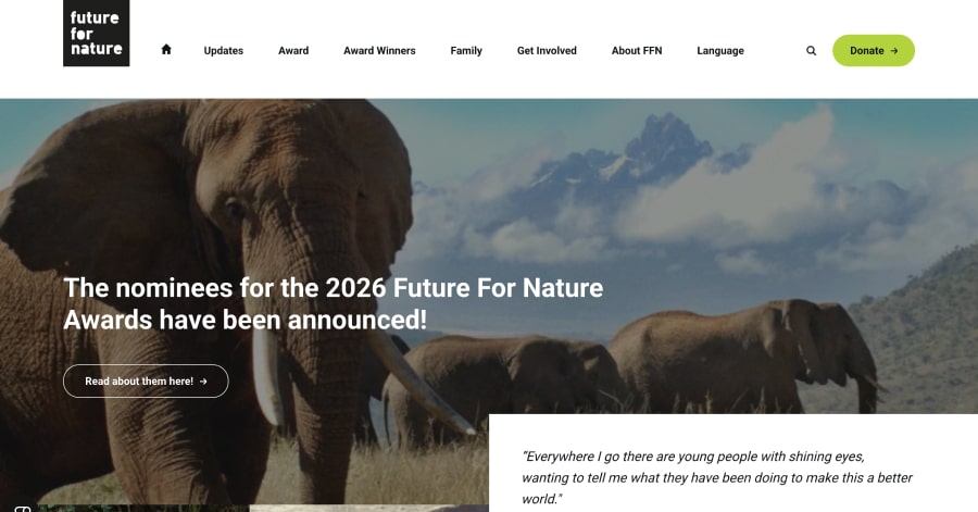 Best Nature Conservation Websites of 2026 | 13 Examples