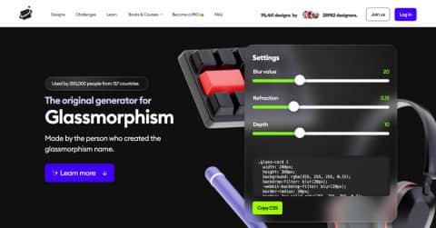 Best Glassmorphism Websites of 2026 | 27 Examples